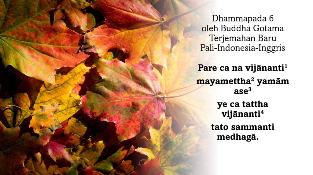 Dhammapada 6 | Buddha-Gotama