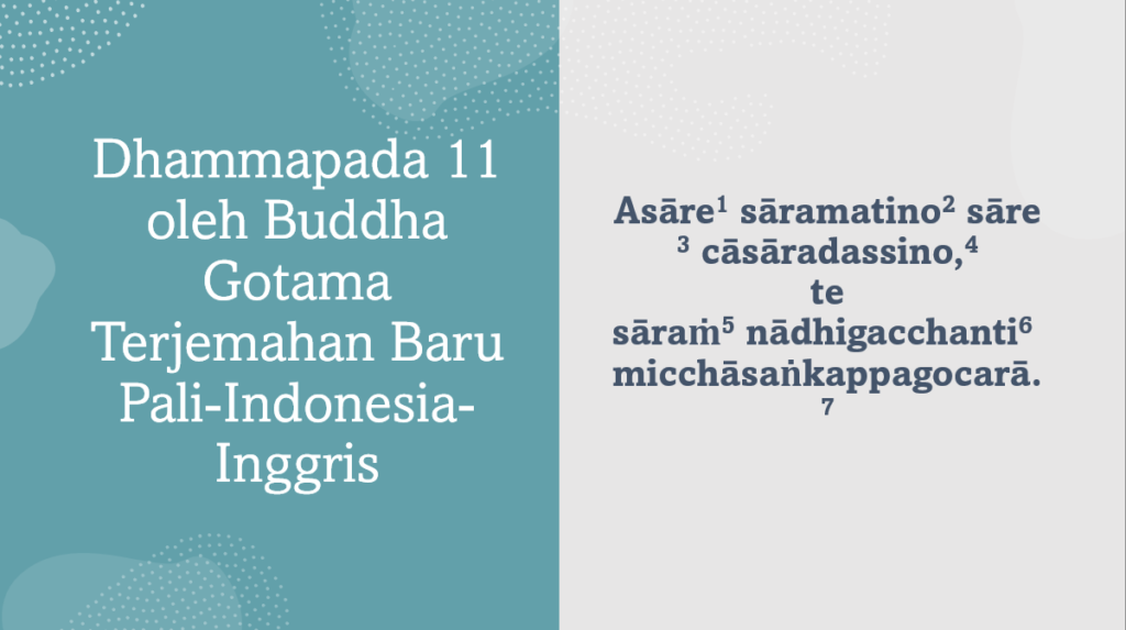 Dhammapada 11 | Buddha-Gotama