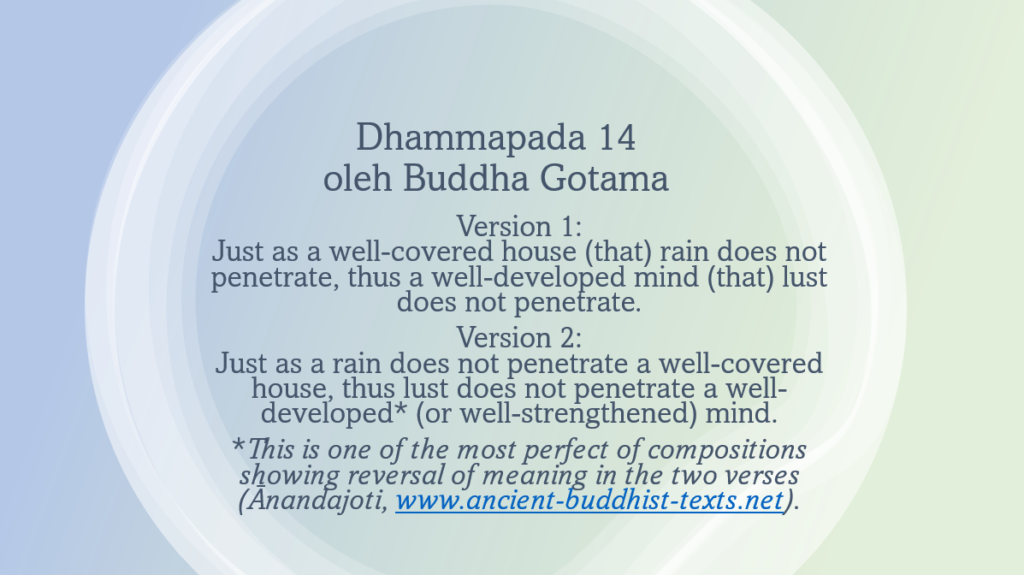 Dhammapada 14 | Buddha-Gotama